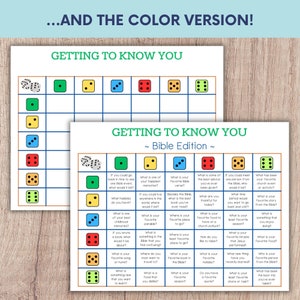 Get to Know You Dice Game, Womens Ministry Games, Church Games ...