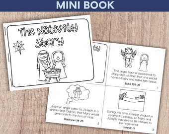 Nativity Story Wheel, Nativity Story Printable, Nativity Craft ...