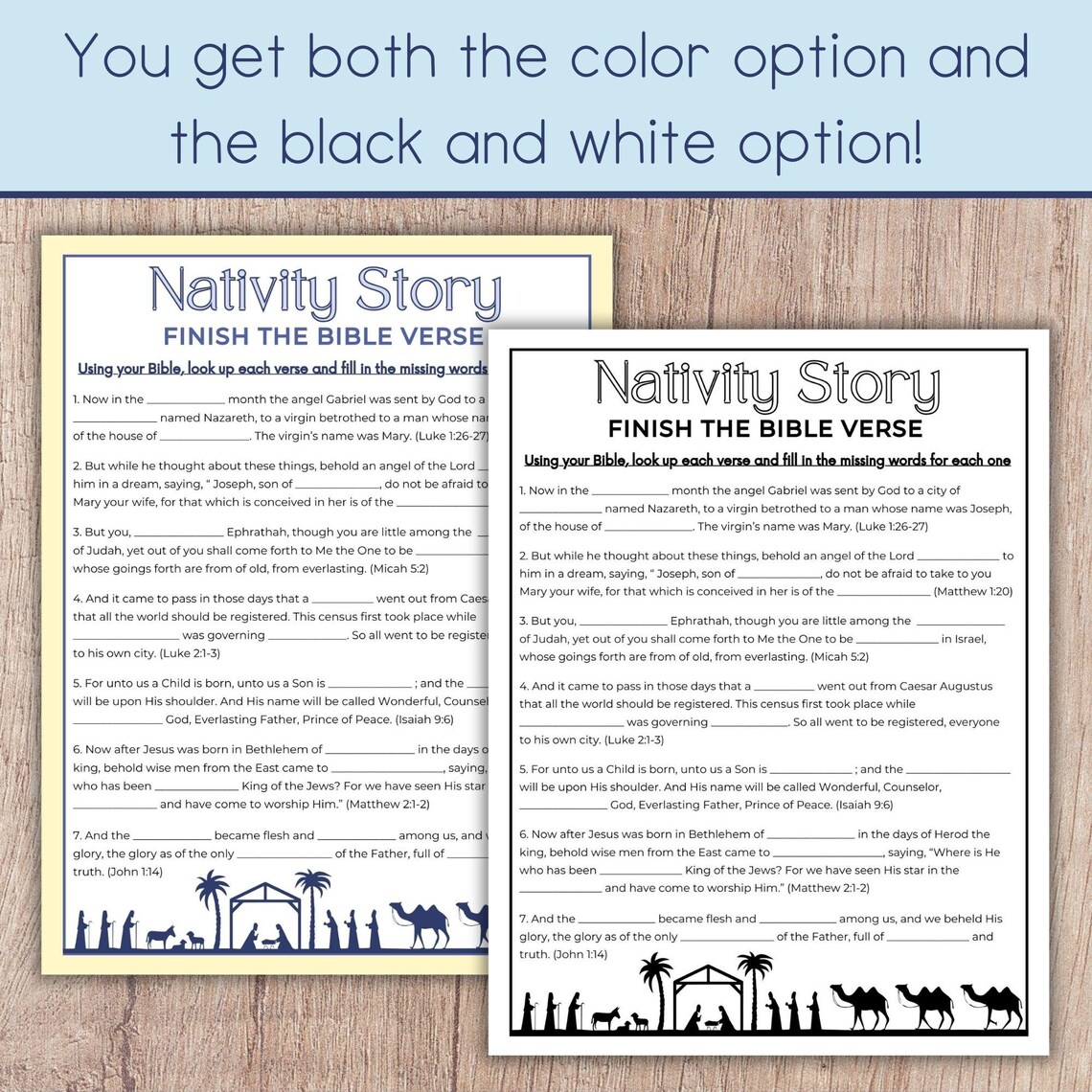 Christmas Bible Trivia,, Christian Christmas Trivia, Printable Bible ...