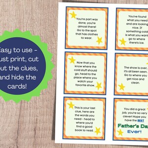 Fathers Day Scavenger Hunt Fathers Day Games Scavenger Hunt - Etsy