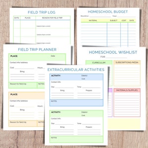 Homeschool Planner, Printable Homeschool Planner, Academic Planner ...