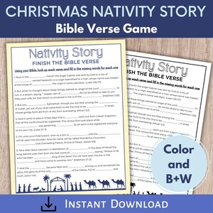 Christmas Bible Trivia,, Christian Christmas Trivia, Printable Bible ...