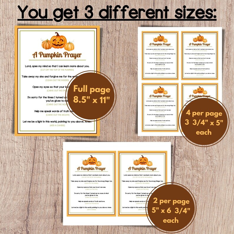 Pumpkin Prayer, Halloween Tracts, Religious Halloween, Pumpkin ...