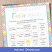 Easter Games Printable, Find the Guest Bingo, Easter Games for Adults ...