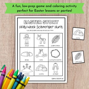 Easter Scavenger Hunt, Easter Story, Easter Treasure Hunt, Holy Week ...