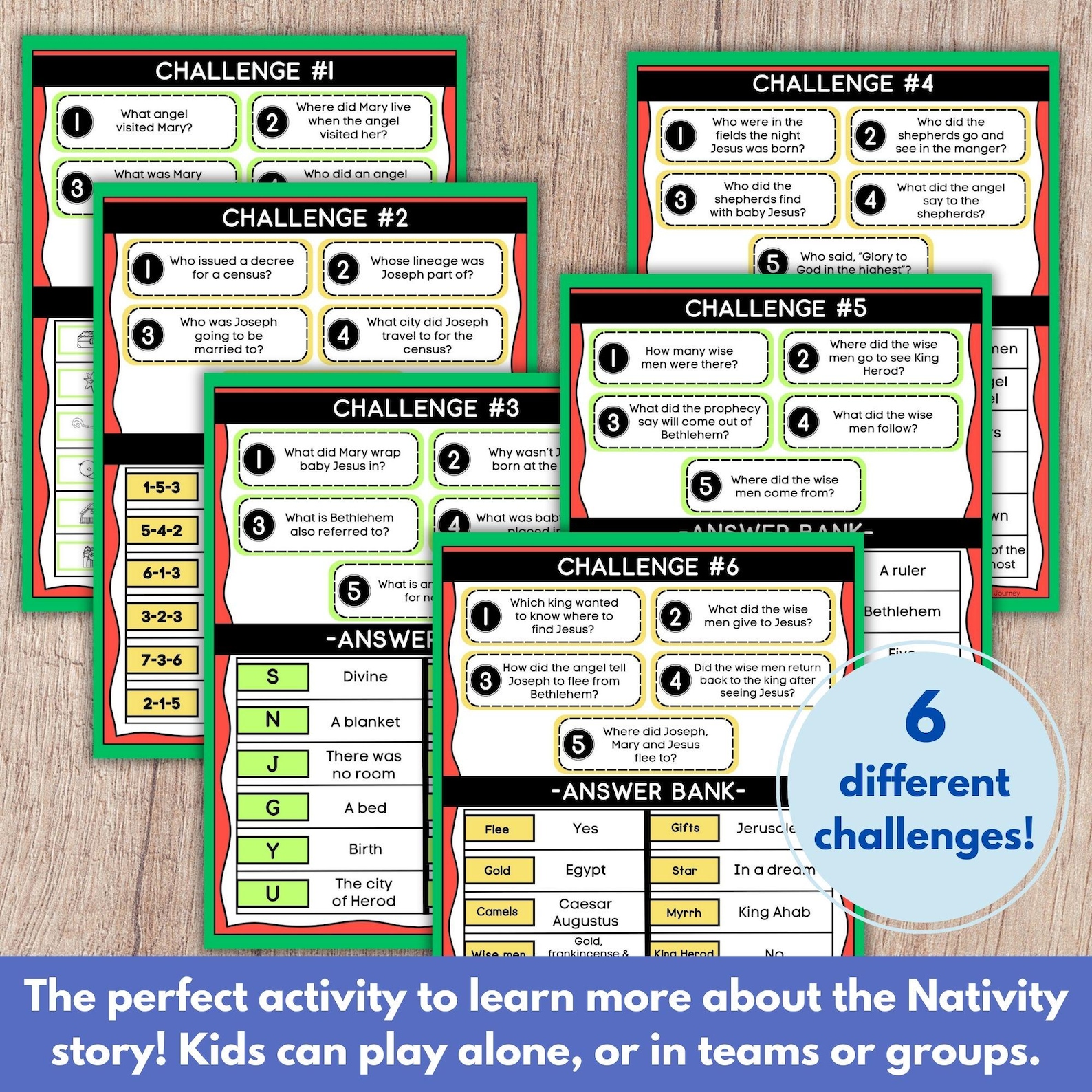 Nativity Escape Room, Christmas Trivia, Nativity Activity, Christmas ...