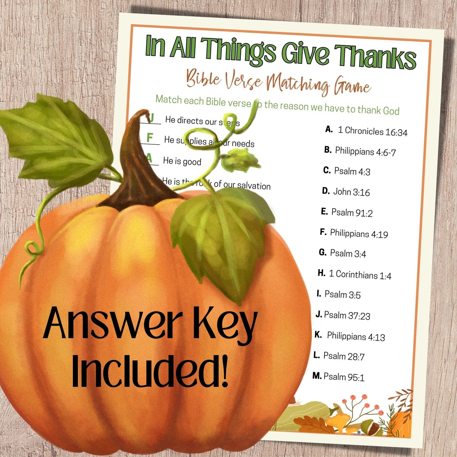 Thanksgiving Bible Games, Thanksgiving Trivia, Church Games, Fall ...