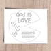 God is Love Craft, Spinner Wheel, Story Wheel, Sunday School Valentines ...