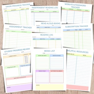 Homeschool Planner, Printable Homeschool Planner, Academic Planner ...