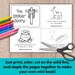 Easter Story Mini Book, Easter Story Coloring, Easter Activities, Holy ...