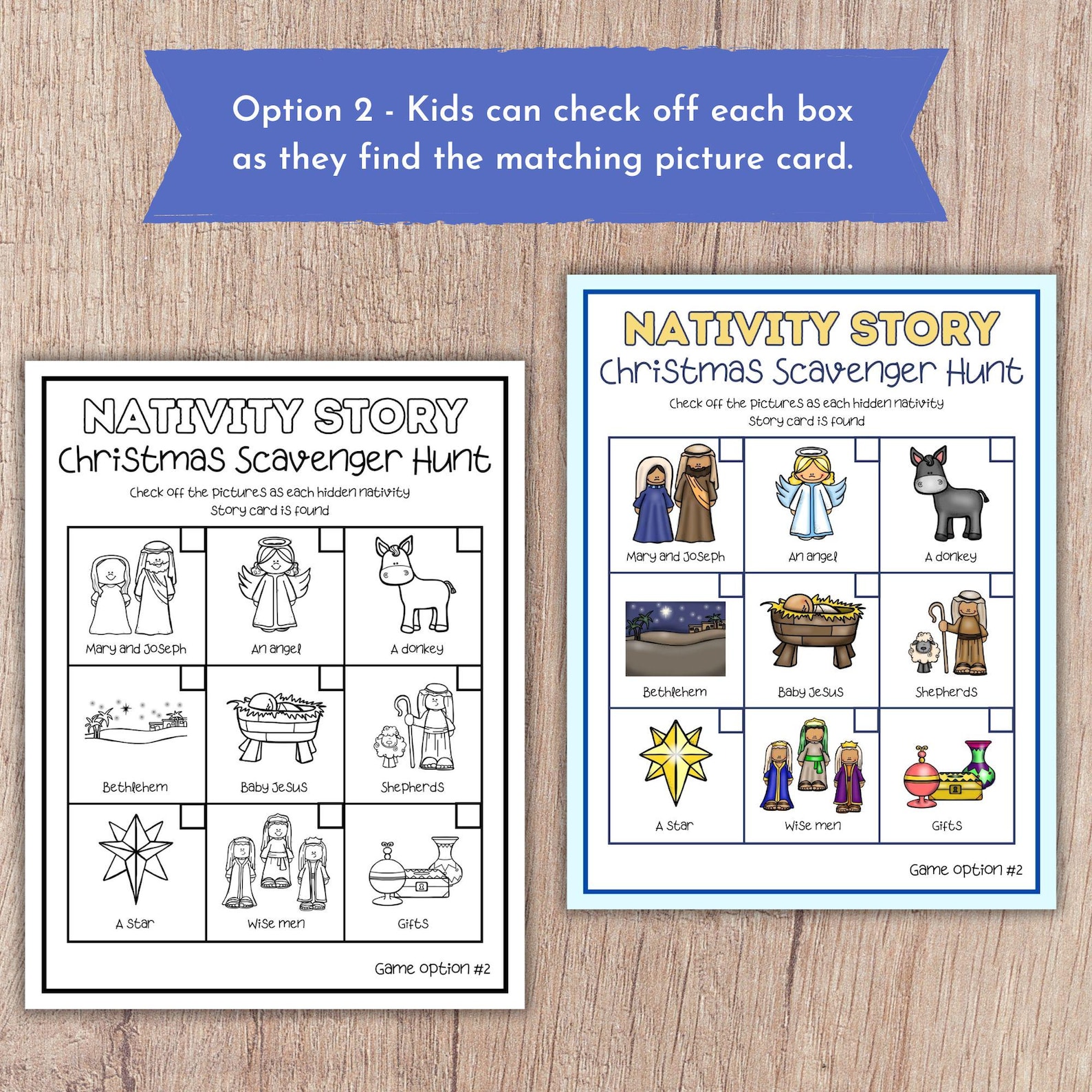 Nativity Scavenger Hunt, Christmas Scavenger Hunt, Hide and Seek Game ...