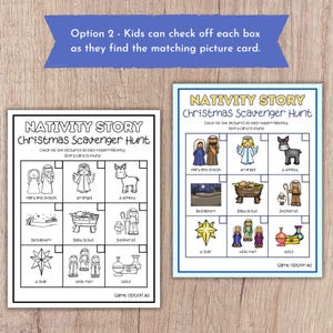 Nativity Scavenger Hunt, Christmas Scavenger Hunt, Hide and Seek Game ...