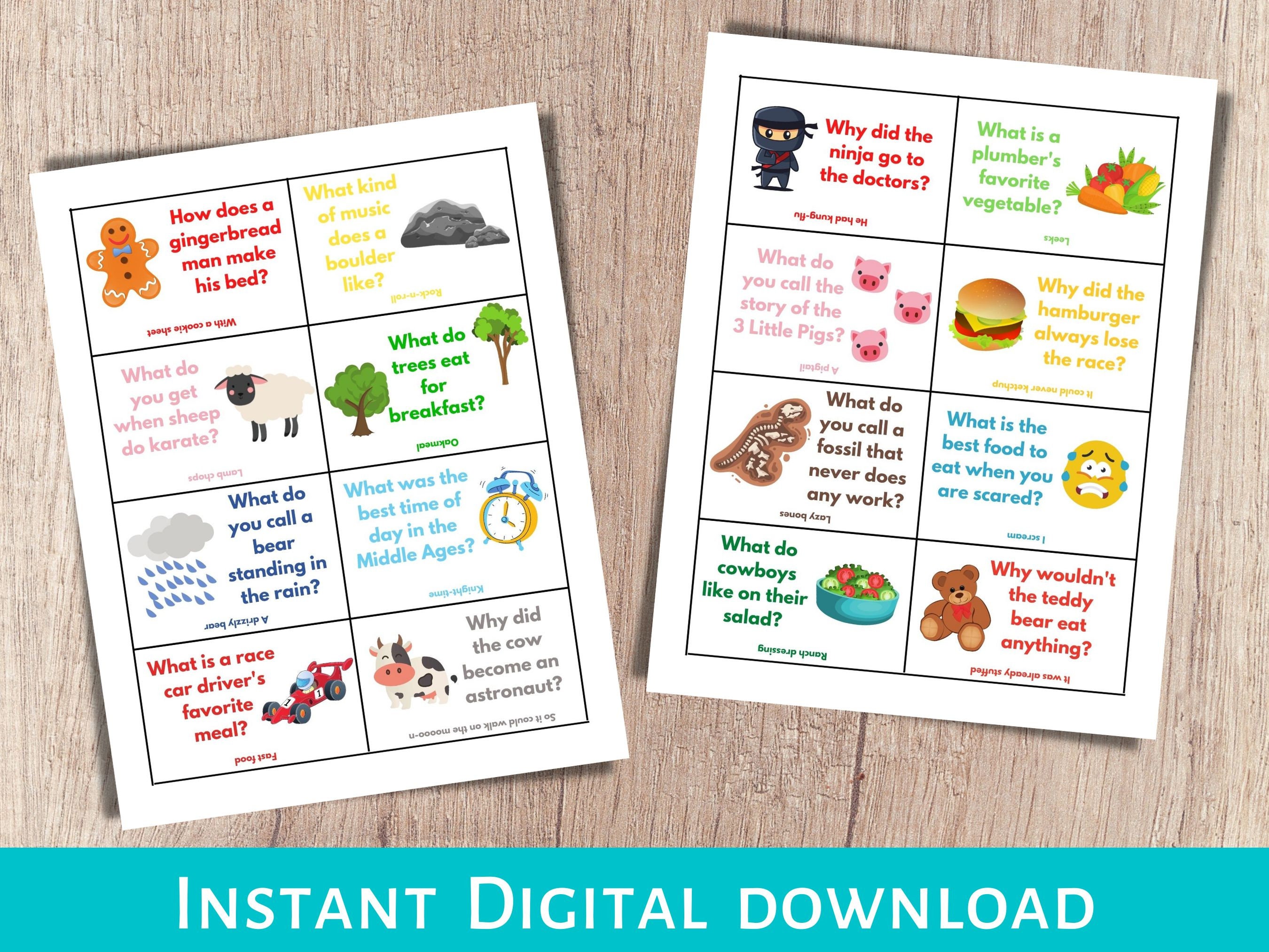 Lunchbox Notes, Lunch Box Jokes, Lunchbox Notes Printable, Kids Lunch ...