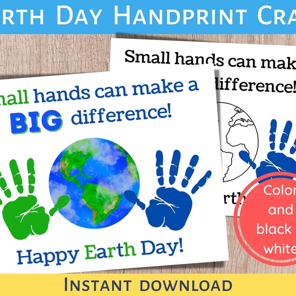 Handprint Craft - Etsy