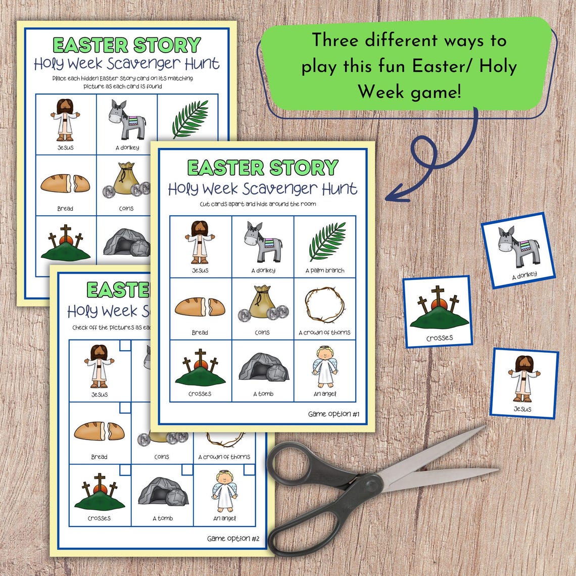 Easter Scavenger Hunt, Easter Story, Easter Treasure Hunt, Holy Week ...