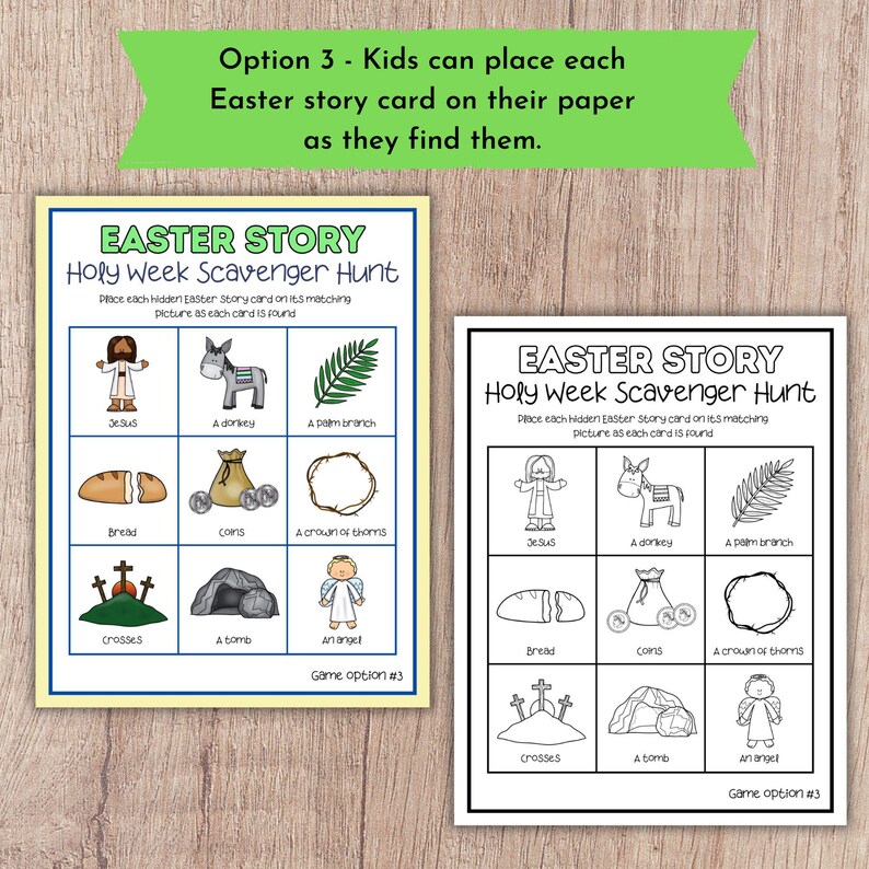 Easter Scavenger Hunt, Easter Story, Easter Treasure Hunt, Holy Week ...