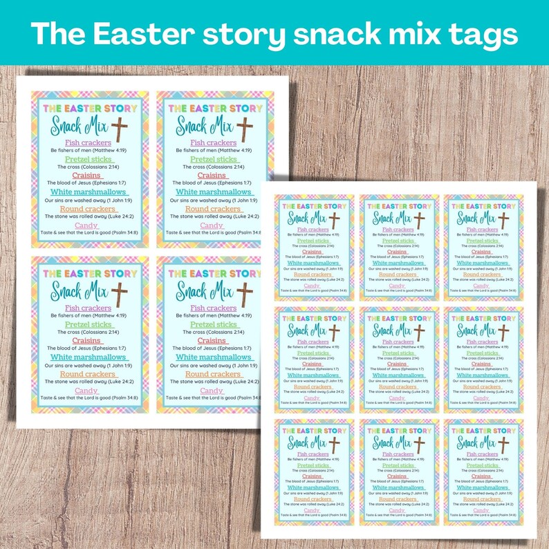 Easter Story Printables, Easter Activity, Resurrection Eggs, Easter ...