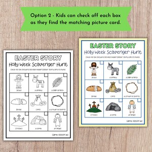 Easter Scavenger Hunt, Easter Story, Easter Treasure Hunt, Holy Week ...