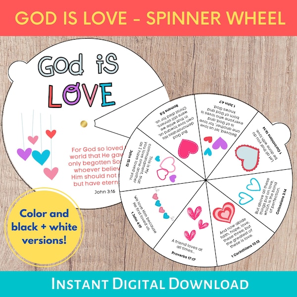 God is Love Craft - Etsy