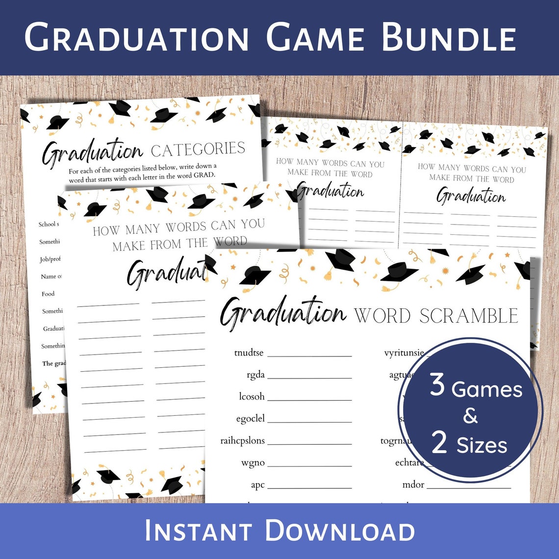 Graduation Games, Word Scramble, Graduation Games Printable, Graduate ...