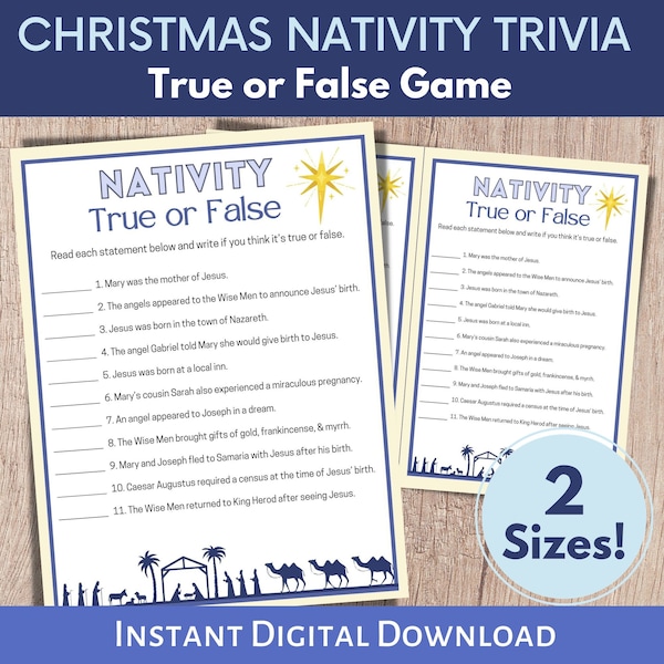 Christmas Trivia - Etsy