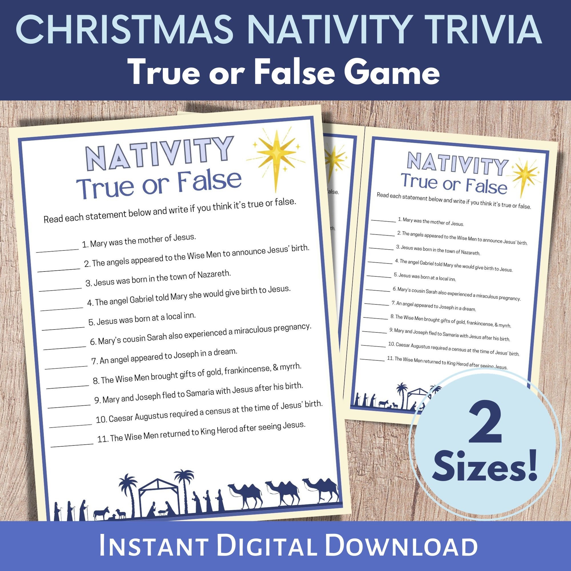Christian Christmas Trivia, Christmas Bible Trivia, Christmas Trivia ...