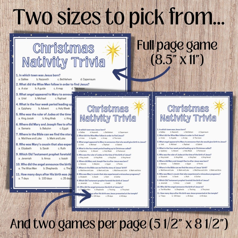 Christmas Trivia, Christian Christmas Trivia, Christmas Bible Trivia ...