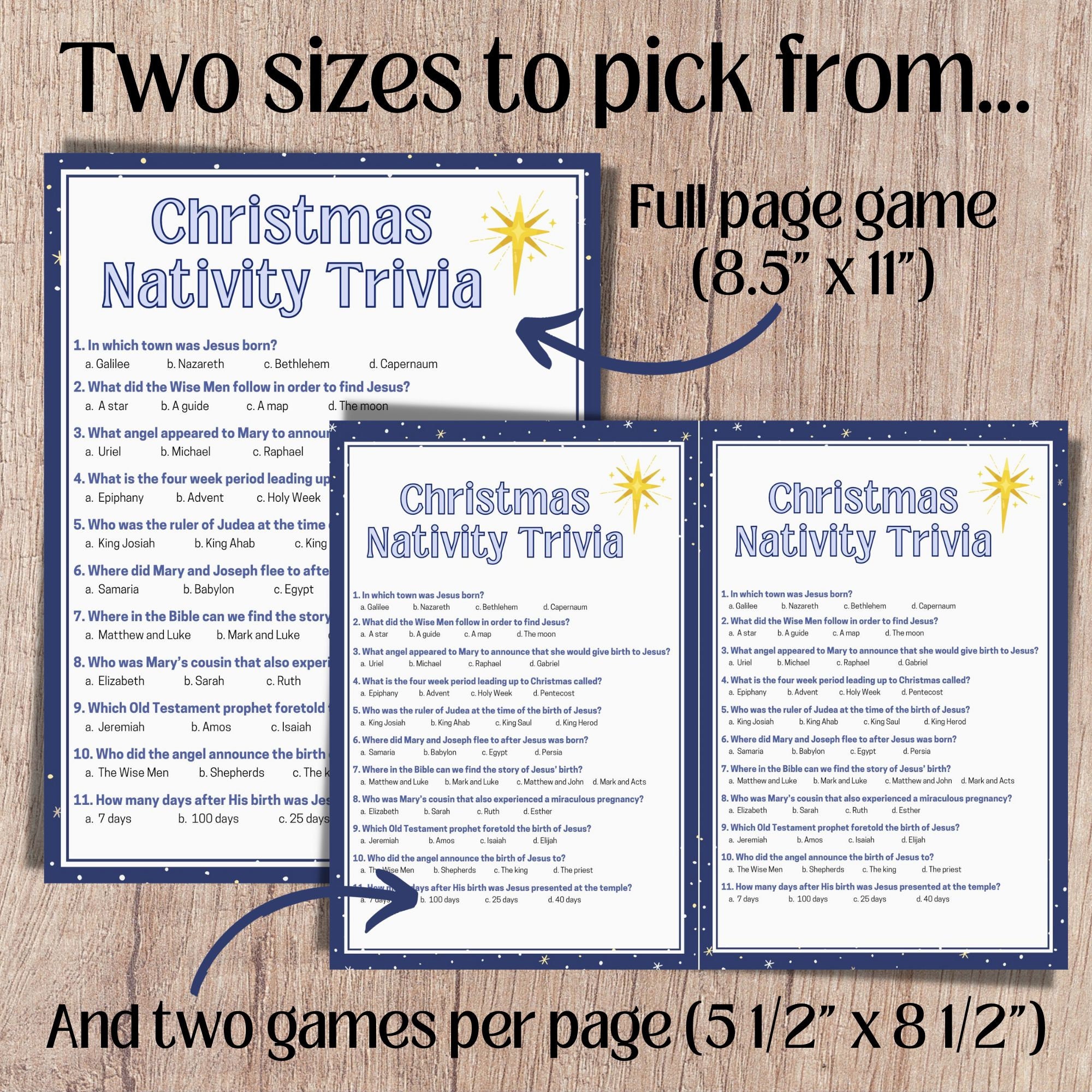 Christmas Trivia, Christian Christmas Trivia, Christmas Bible Trivia ...