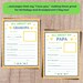 All About My Grandpa, Fathers Day Printable Craft, Grandparents Day ...