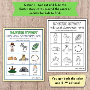 Easter Scavenger Hunt, Easter Story, Easter Treasure Hunt, Holy Week ...