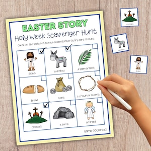 Easter Scavenger Hunt, Easter Story, Easter Treasure Hunt, Holy Week ...