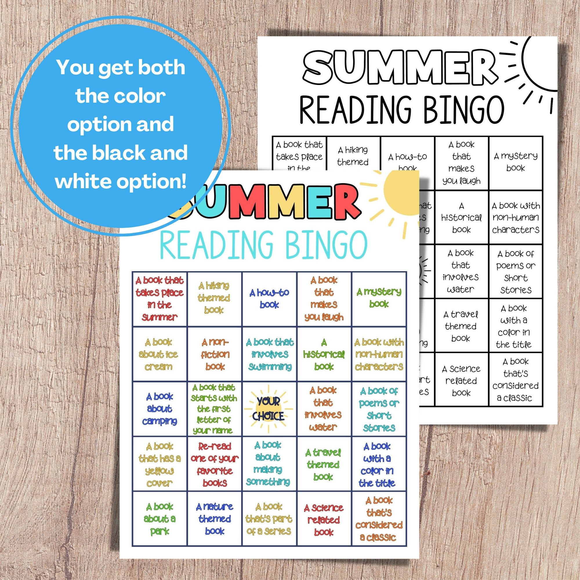 Summer Reading Log, Kids Reading Chart, Summer Reading Bingo, Summer ...