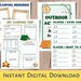 Printable Outdoor Activities for Kids Bundle, Nature Games, Camping I ...