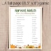 Harvest Bible Match Game, Thanksgiving Trivia, Church Games, Fall ...