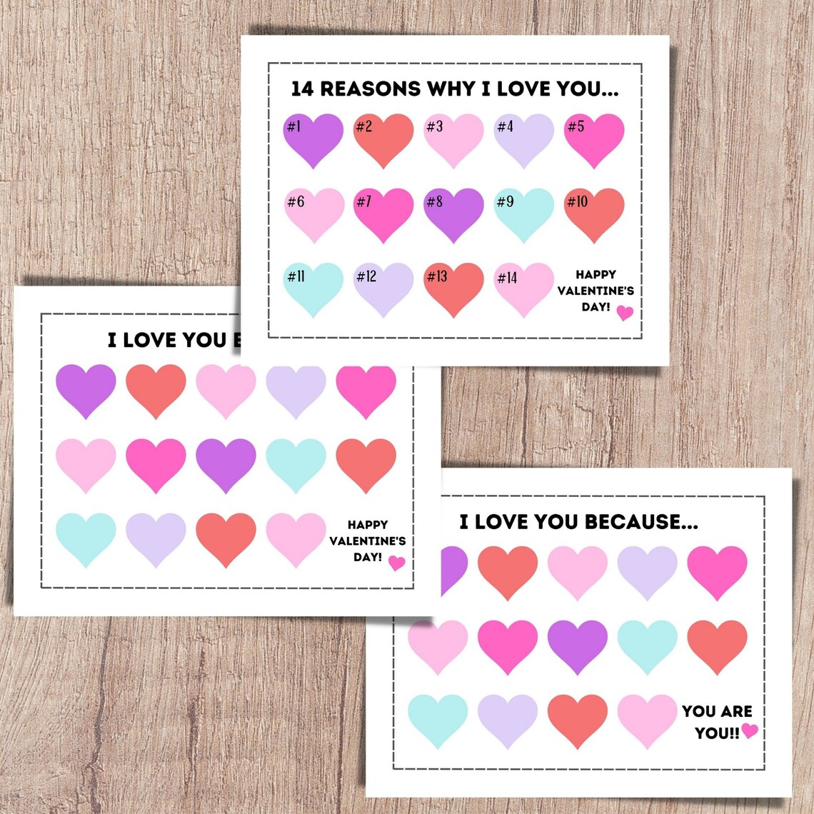 Why I Love You, Affirmation Cards for Kids, Reasons I Love You, I Love ...