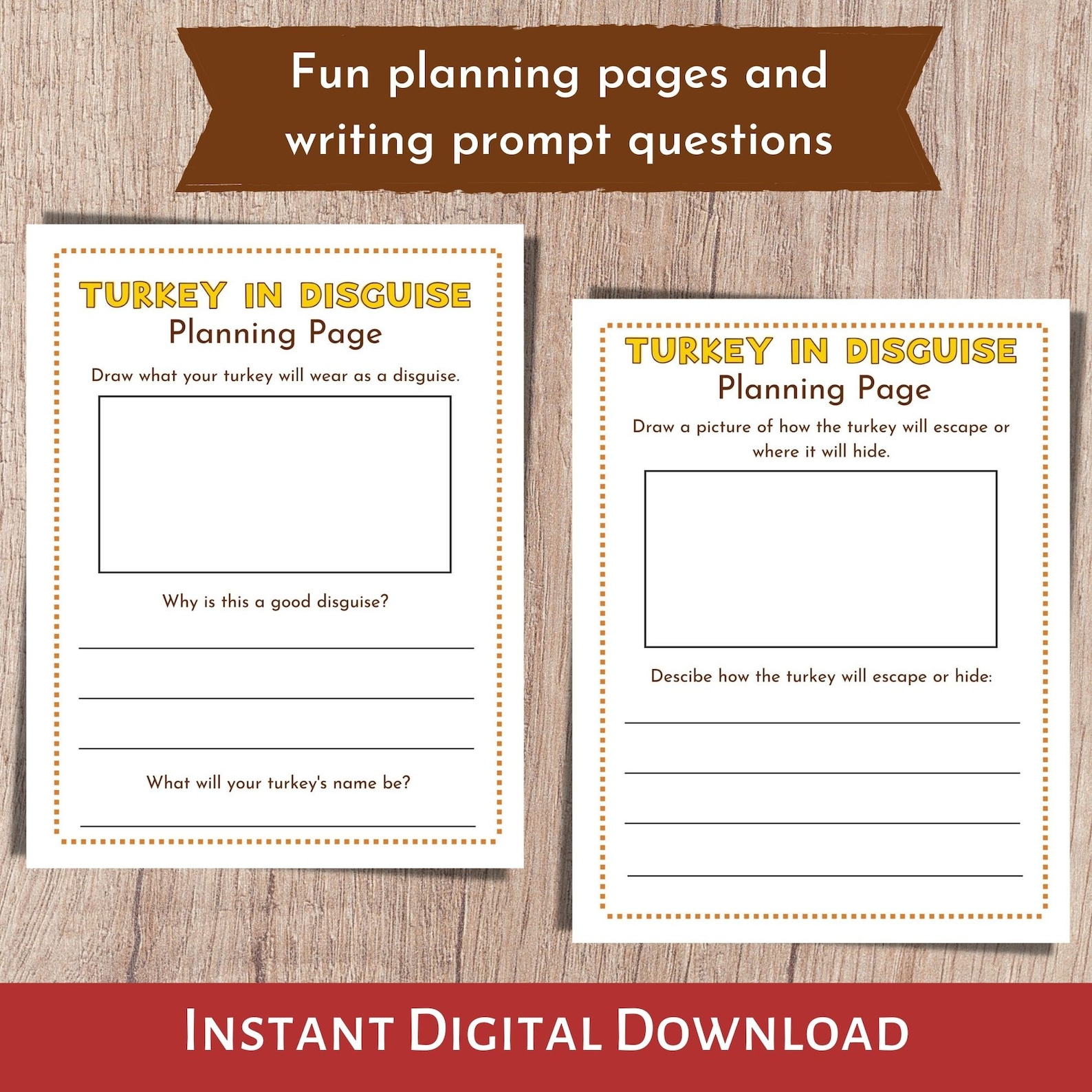 Turkey in Disguise Project, Turkey Trouble Disguise, Thanksgiving ...