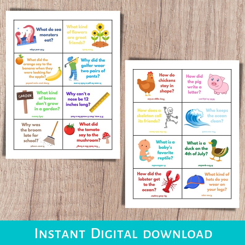 Lunch Box Jokes, Lunchbox Notes, Kids Lunch Box Notes, Funny Lunch Box ...