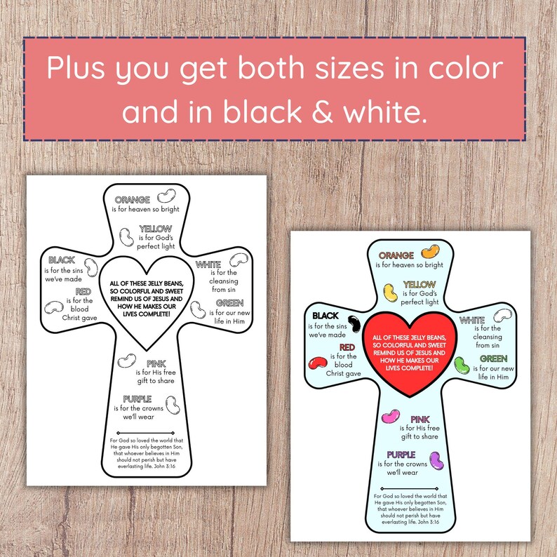 Jelly Bean Prayer Craft, Kids Easter Lesson, Jelly Bean Printable ...