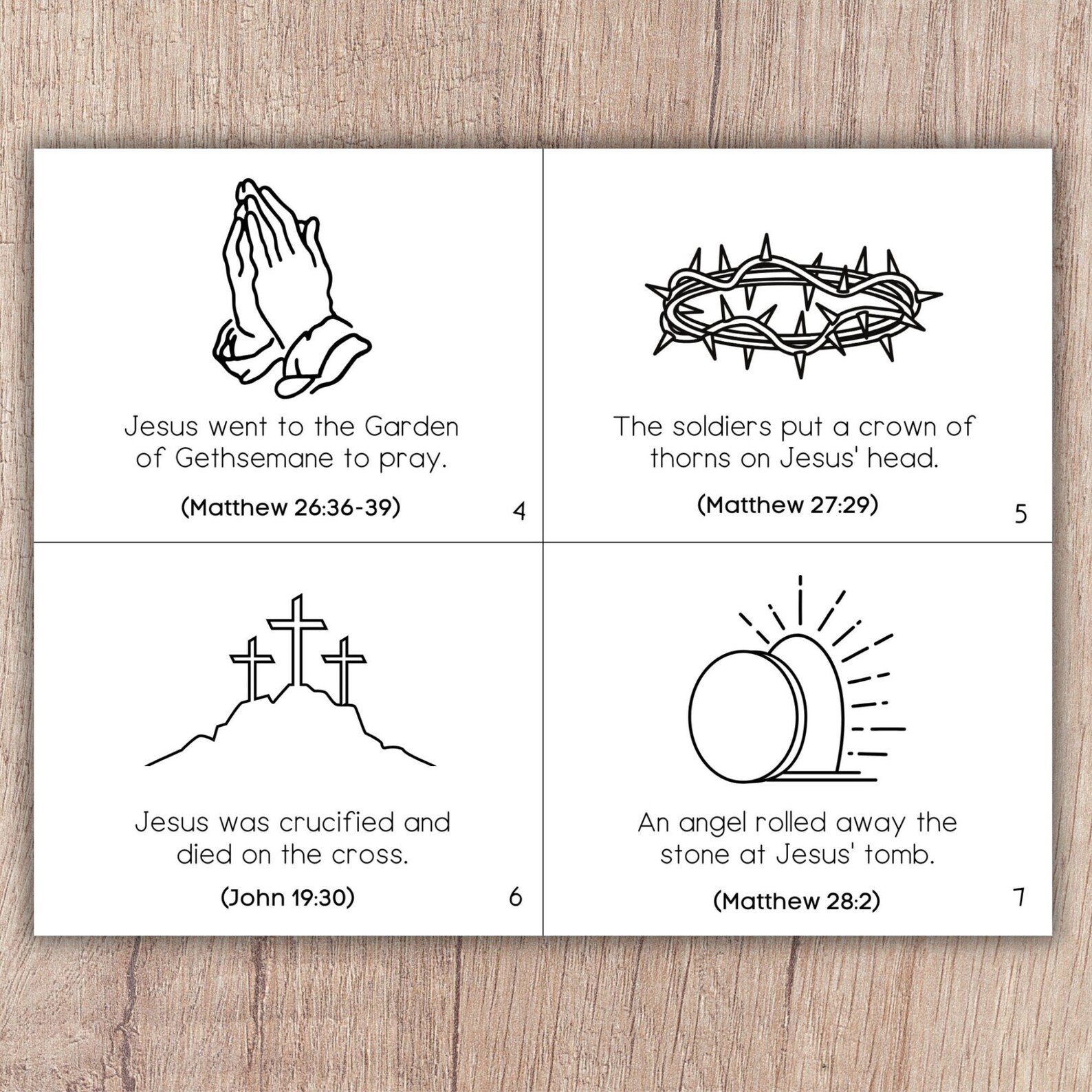 Easter Story Mini Book, Easter Story Coloring, Easter Activities, Holy ...