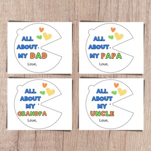 All About My Dad, Coloring Wheel, Fathers Day Printable Craft, All ...