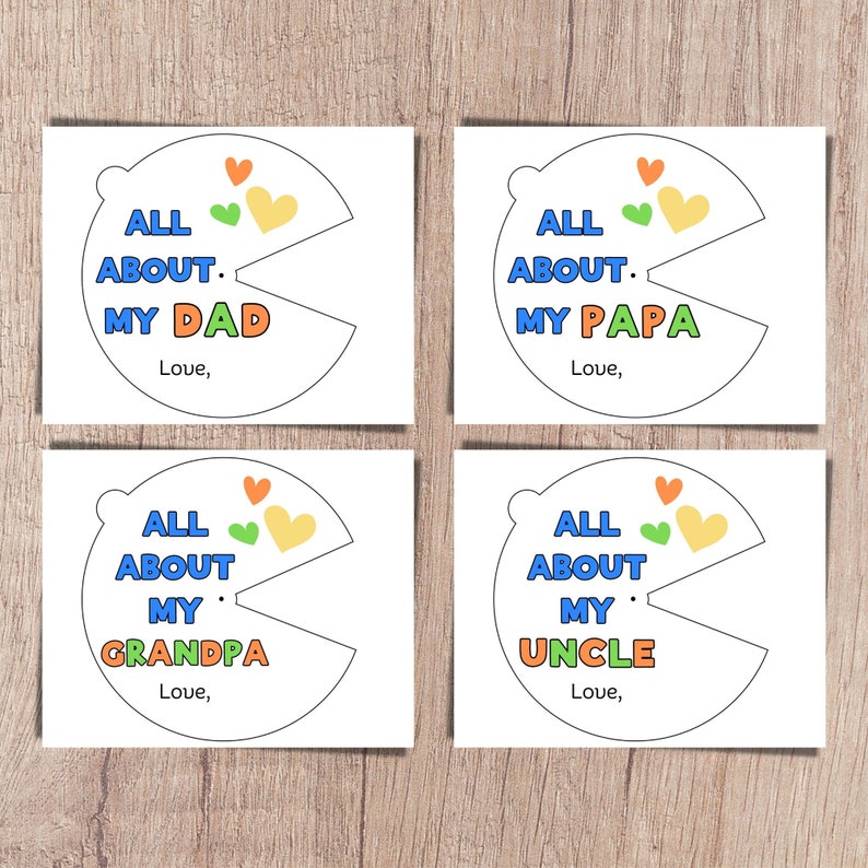 All About My Dad, Coloring Wheel, Fathers Day Printable Craft, All ...