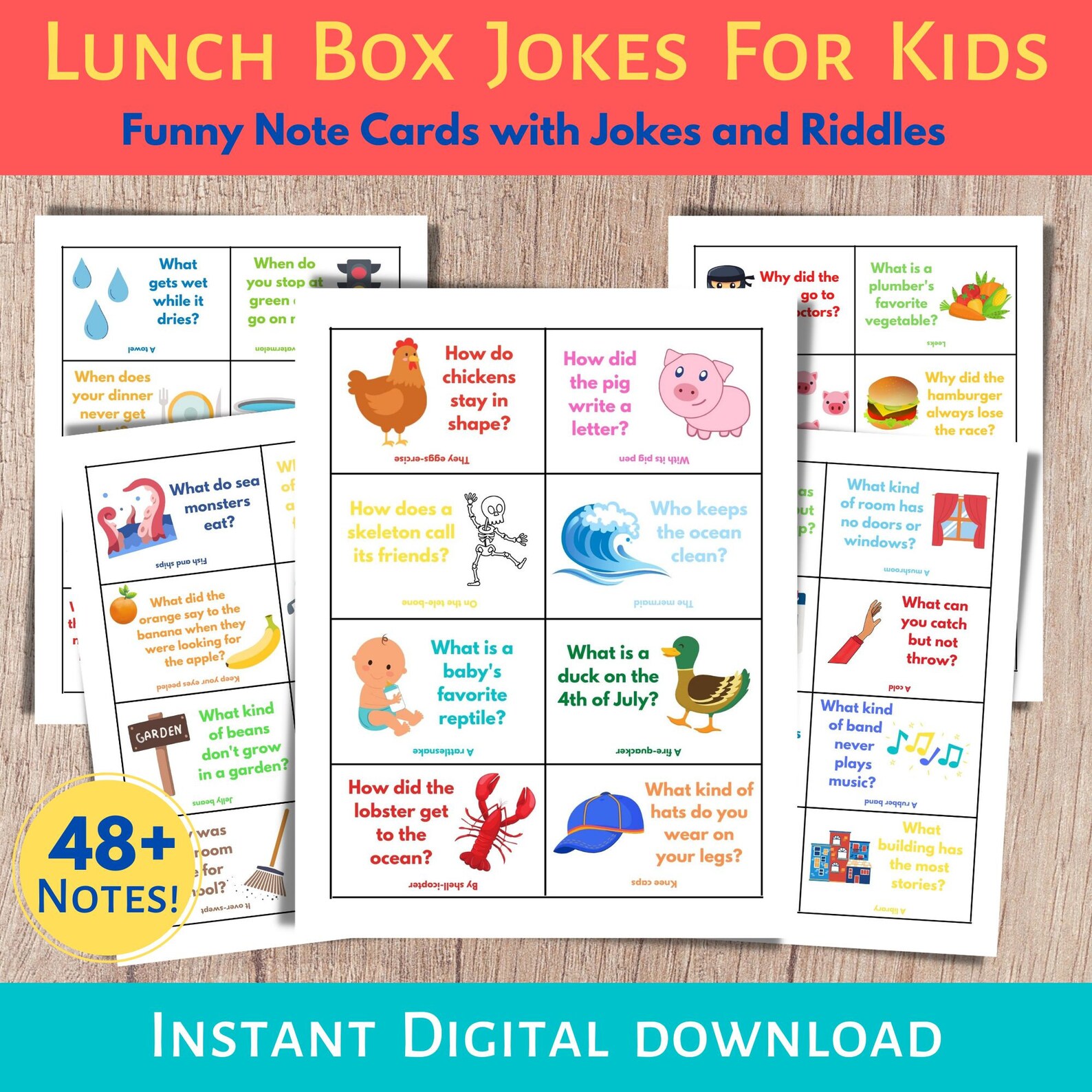 Lunchbox Notes, Lunch Box Jokes, Lunchbox Notes Printable, Kids Lunch ...