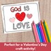 Bible Coloring Pages, Valentines Mini Book, God is Love Craft, Sunday ...