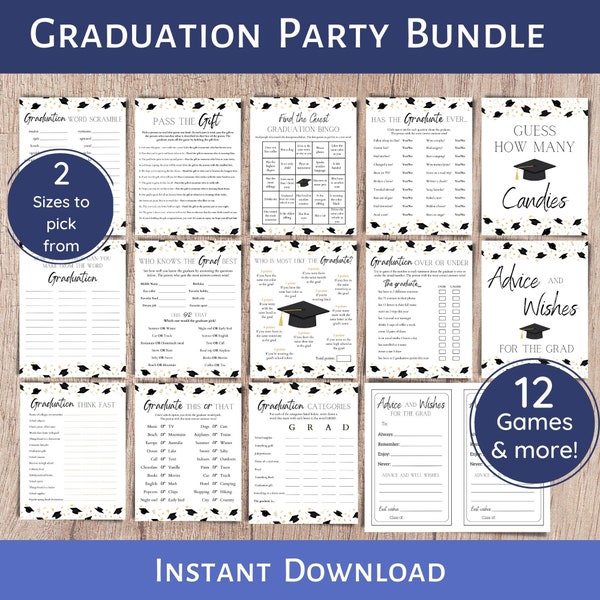 Graduation Games - Etsy
