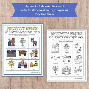Nativity Scavenger Hunt, Christmas Scavenger Hunt, Hide and Seek Game ...