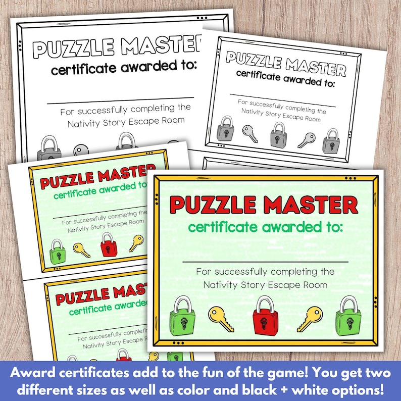 Nativity Escape Room, Christmas Trivia, Nativity Activity, Christmas ...