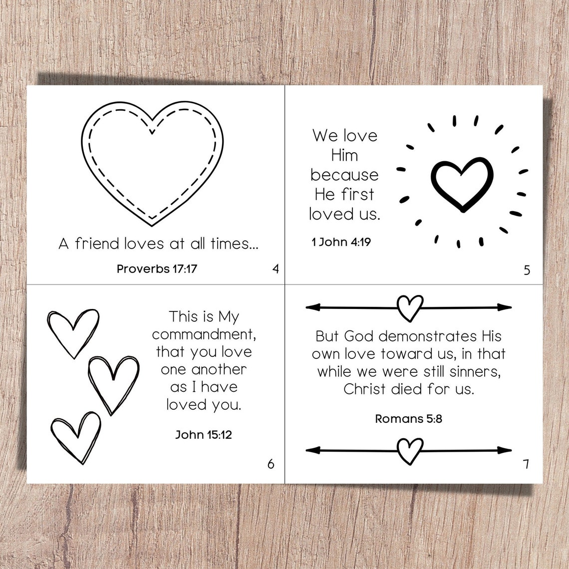 Bible Coloring Pages, Valentines Mini Book, God is Love Craft, Sunday ...