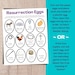 Resurrection Eggs, Easter Bible Games, Resurrection Eggs Printable ...