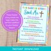 Easter Story Snack Mix Printable, Religious Easter Activities, Easter ...