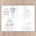 Easter Story Mini Book, Easter Story Coloring, Easter Activities, Holy ...